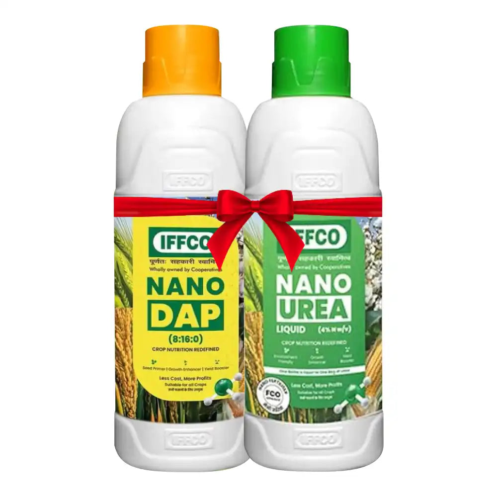 IFFCO Nano Urea (500ml) + IFFCO Nano DAP (500ml) Combo – BharatAgri Krushi Dukan