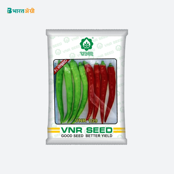 VNR 109 F1 Hybrid Chilli Seeds | वीएनआर 109 F1 हाइब्रिड मिर्च बीज – BharatAgri Krushi Dukan