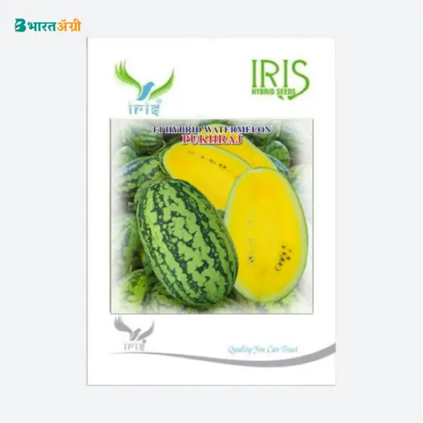 Iris Hybrid Fruit Seeds F1 Hybrid Watermelon Pukhraj – BharatAgri Krushi Dukan